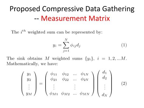 Ppt Compressive Data Gathering For Large Scale Wireless Sensor