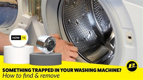 How To Remove A Stuck Item From A Washing Machine Drum Youtube