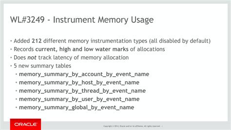 Performance Schema And Sys Schema In Mysql 57 Pdf