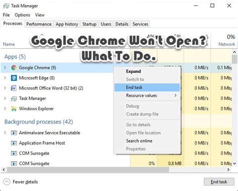 Why Chrome Wont Open How To Fix Solved