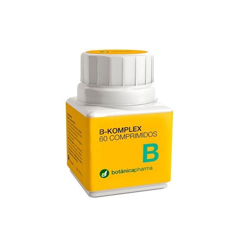 Comprar B Complex 500 Mg 60 Comprimidos Botanicapharma A Precio De Oferta