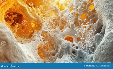 Intricate Cellular Structures Interconnected In Vibrant Colors Depicting The Complexity Of