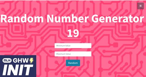 Random Number Generator Devpost