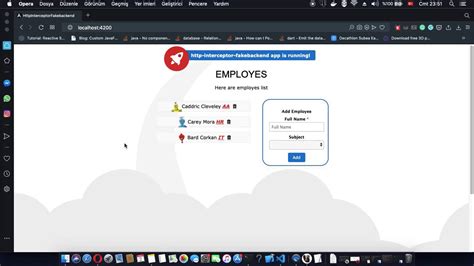 Angular Interceptor Usage Like Fake Backend Demo Application Youtube