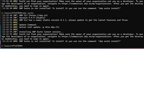 ABP Suite Command Is Not Working As Expacted 7111 Support ABP IO