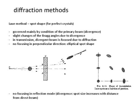 Diffraction Methods Diffraction Methods Why Are Different Diffraction