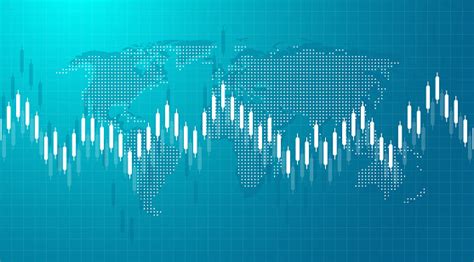 금융 투자 개념에 대한 주식 시장 또는 외환 거래 비즈니스 그래프 차트 디자인 및 텍스트에 대한 비즈니스 프레젠테이션 경제 동향 비즈니스 아이디어 및 기술 혁신 디자인