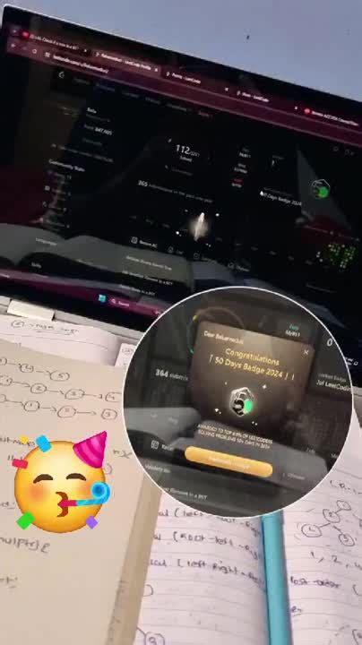 Balu Eswar Meduri On Linkedin Leetcode Codingjourney Milestone Consistency Hardwork