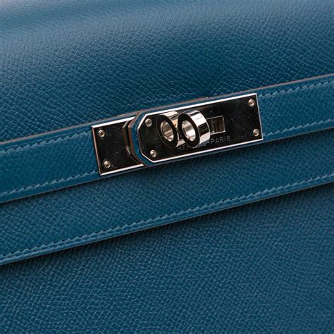 Hermès Kelly Flag 35 Epsom Colvert White SaclÀb