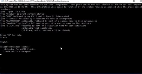Videoxpert 3x Ascii Plc Setup