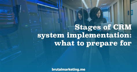 Stages Of CRM System Implementation What To Prepare For Brutal Marketing