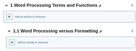 32 Add Activities And Resources To A Moodle Section