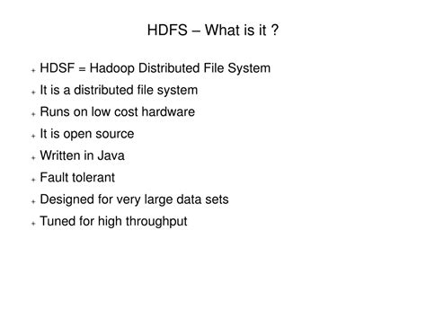 Ppt Introduction To Apache Hadoop Hdfs Powerpoint Presentation Free
