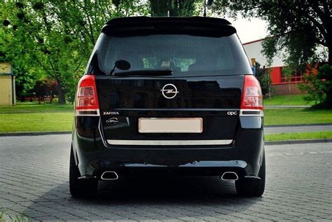 Rear Side Splitters Opel Zafira B Opc Vxr Gloss Black Our Offer Opel Zafira B Mk