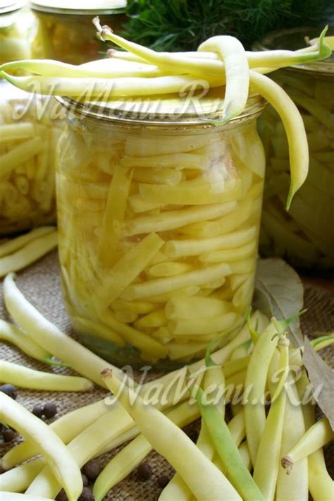 Стручковая фасоль на зиму в банках, рецепт