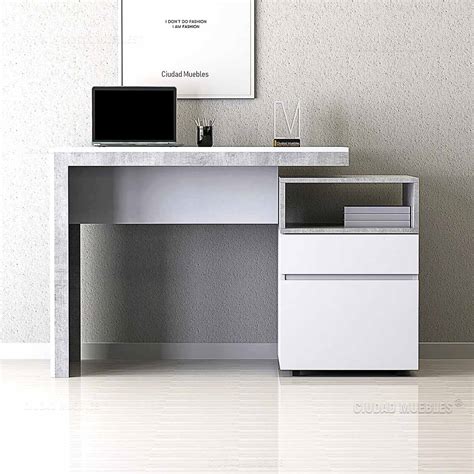 Escritorio Chico Archivero Cajon Ciudad Muebles