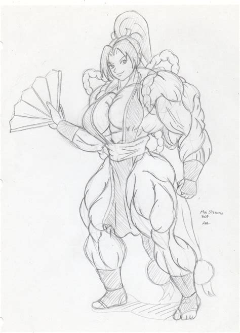 Rule 34 Abs Biceps Breasts Extreme Muscles Female King Of Fighters Mai Shiranui Matl Muscles