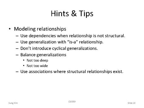 4 Basic Structural Modeling Relationships Overview Relationships Dependency