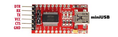 ft232 usb to ttl upload arduino miniusb data cable อัพโหลด โปรแกรม ลง