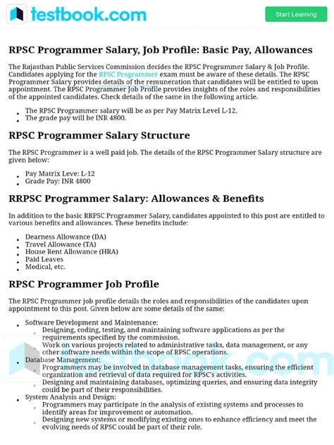 Rpsc Programmer Salary Job Profile Basic Pay Allowances Pdf Rpsc Programmer Salary Job Profile Basic Pay Allowances Pdf