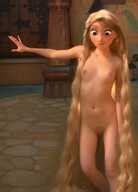 Post AI Generated Anachronic Rapunzel Tangled