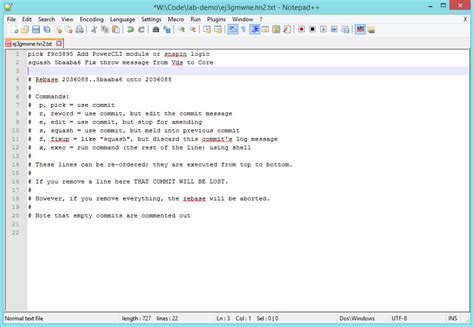 Using An Interactive Rebase To Squash Commits Wahl Network