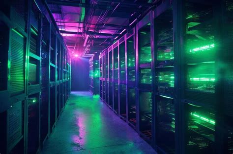 premium photo servers operating under an energy saving mode with dim