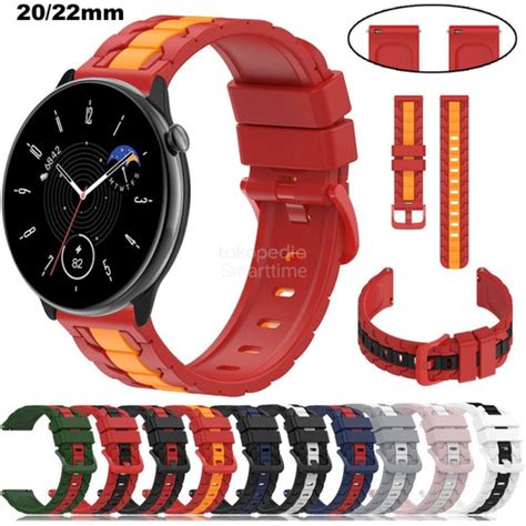Jual Strap Tali Jam Huawei Watch Gt Mm Gt Pro Silicone Abu Putih Kota Bandung
