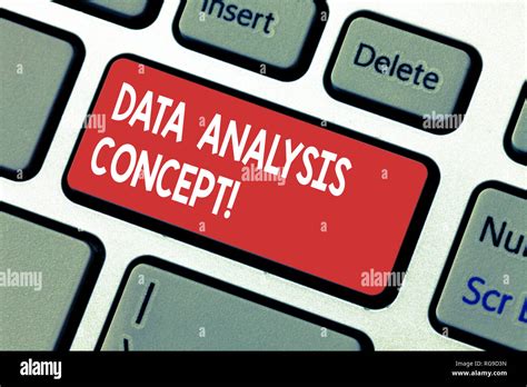 Word Writing Text Data Analysis Concept Business Concept For