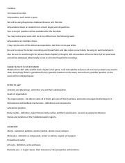 Comprehensive Study Guide For Lecture Exam Anatomy Course Hero