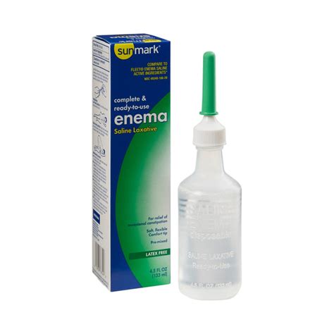 Sunmark Sodium Phosphate Rectal Enema 4 5 Oz American Hospital Supply