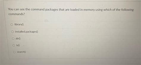 Solved To Load A Command Package And Make Its Commands Ready