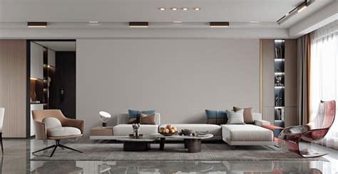 现代客餐厅 室内设计 拓者设计吧 11