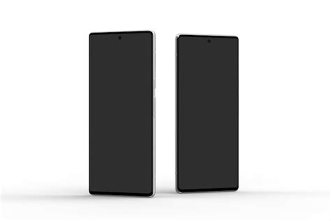 Premium Photo A Black Samsung Phone With A Black Back And Side View