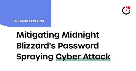 Mitigating Midnight Blizzards Password Spraying Cyber Attack Insights And Solutions By 1kosmos