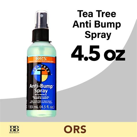 Ors Tea Tree Anti Bump Spray 4 5 Oz Braid Beauty