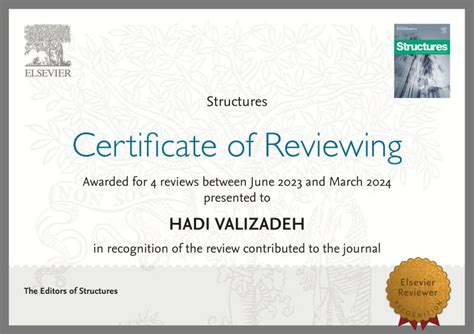 Hadi Valizadeh On Linkedin Structures Scientificreviewer