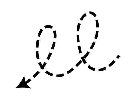 Dibujo De Conjunto Flechas Garabatos Puntos Y Líneas Con Punteros