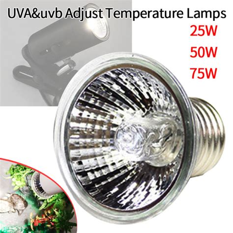 Reptile Light Bulb UV Heat Lamp Tortoise Turtle Calcium Supplement E27 UVB UVA Lazada PH