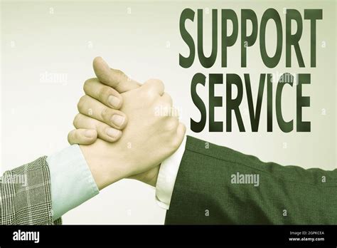 Conceptual Display Support Service Concept Meaning Activity For Execution Of A Product Or