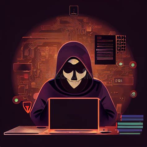Anonymous Hacker Concept Of Hacking Cybersecurity Cybercrime