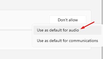 How To Set Default Audio Device On Windows