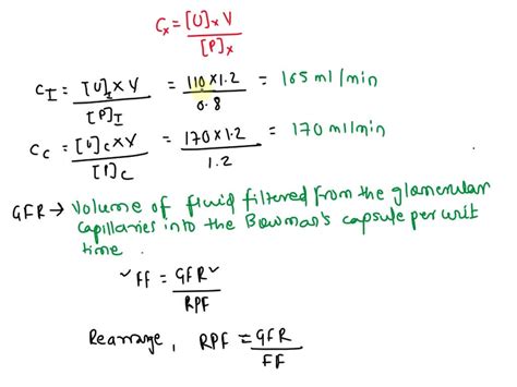 Solved The Following Tests Were Obtained Over A 24 Hour Period Urine