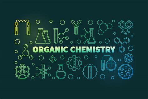 Premium Vector Organic Chemistry Outline Outline Icons