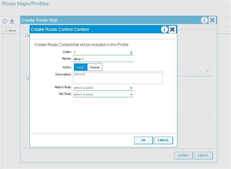Aci Route Profile Usage Cisco