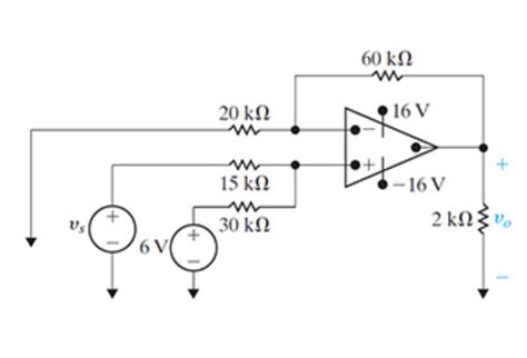 Solved A Find Vo In Terms Of Vs Assume That The Op Is Chegg Com