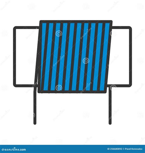 Inductor Coil Icon Stock Vector Illustration Of Induction 256680892