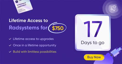 Radsystems Lowcode Nocode Lifetimedeal Webdevelopment