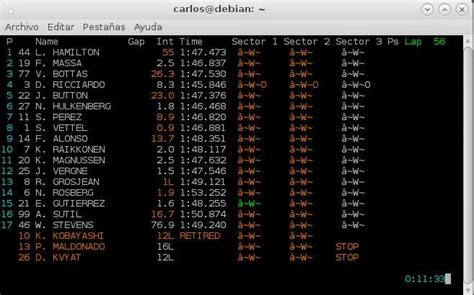 Un Bruto Con Debian Obten El Live Timing De La F