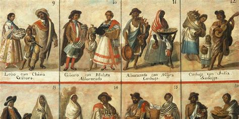 Casta Paintings The Original Identity Politics 18th C